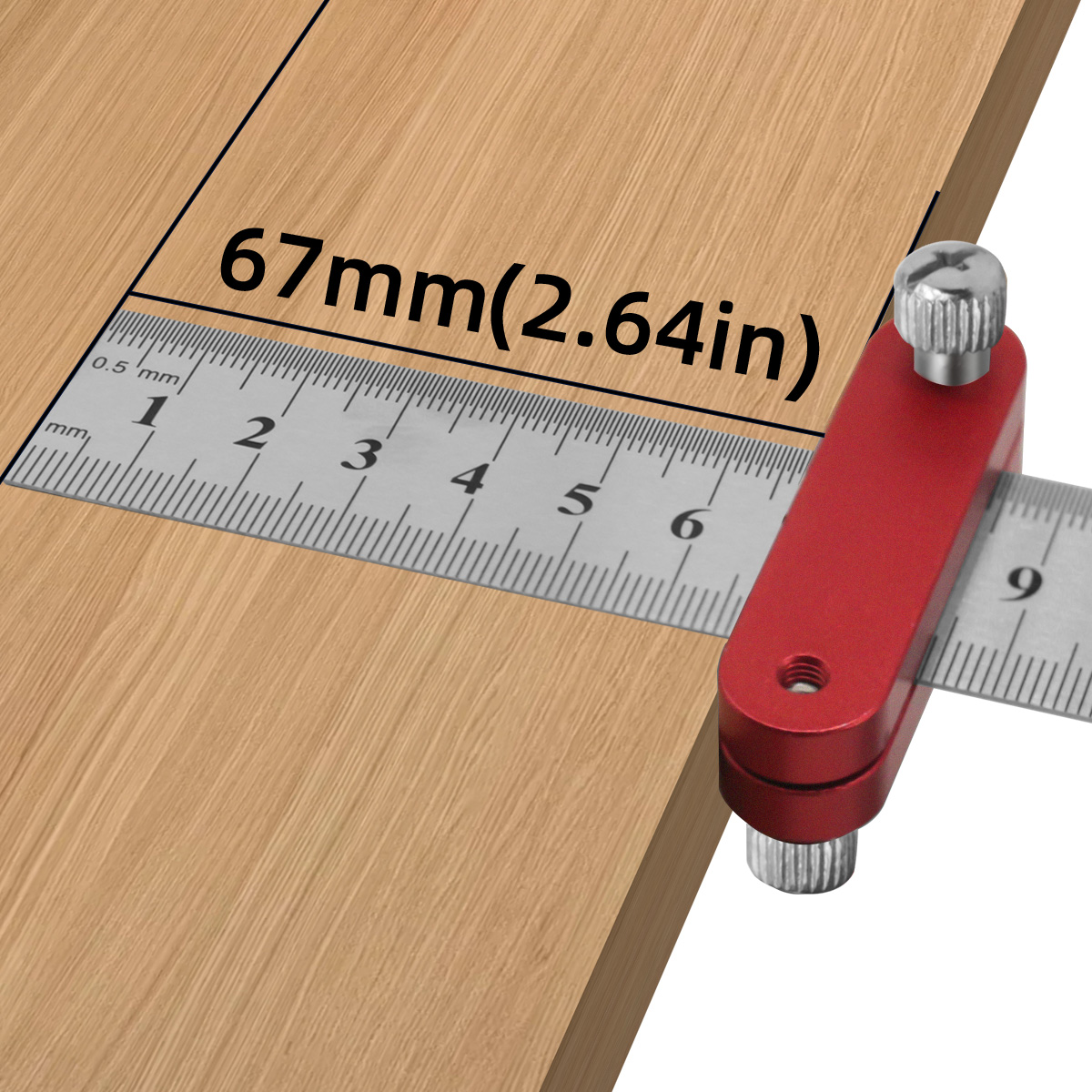 Ruler Limit Block,Steel Ruler Ruler Locator, Alumi... – Grandado