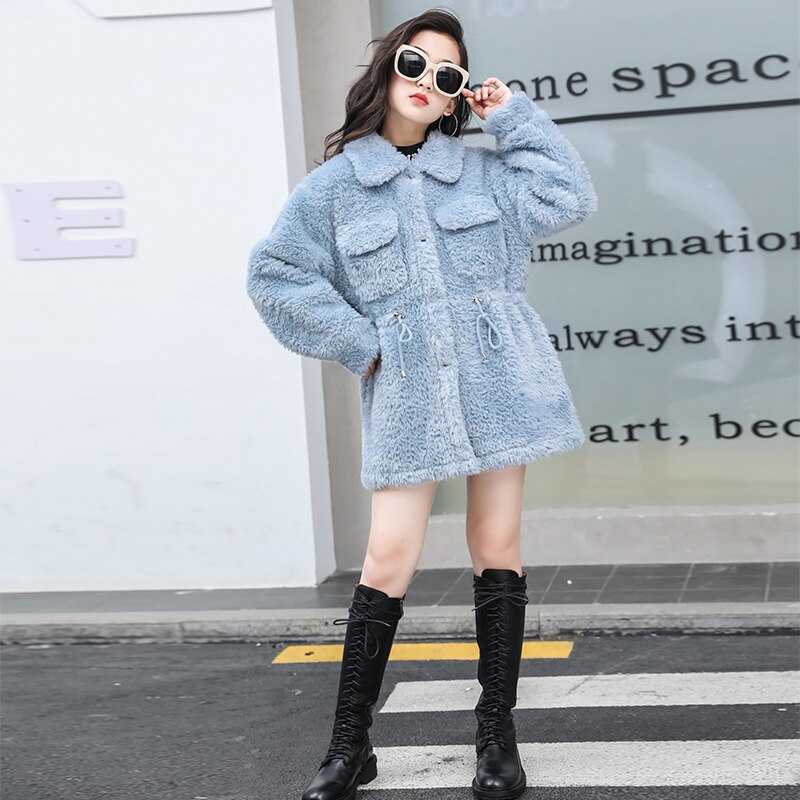 Woolen Jackets for Girls Winter Teenager Children ... – Grandado