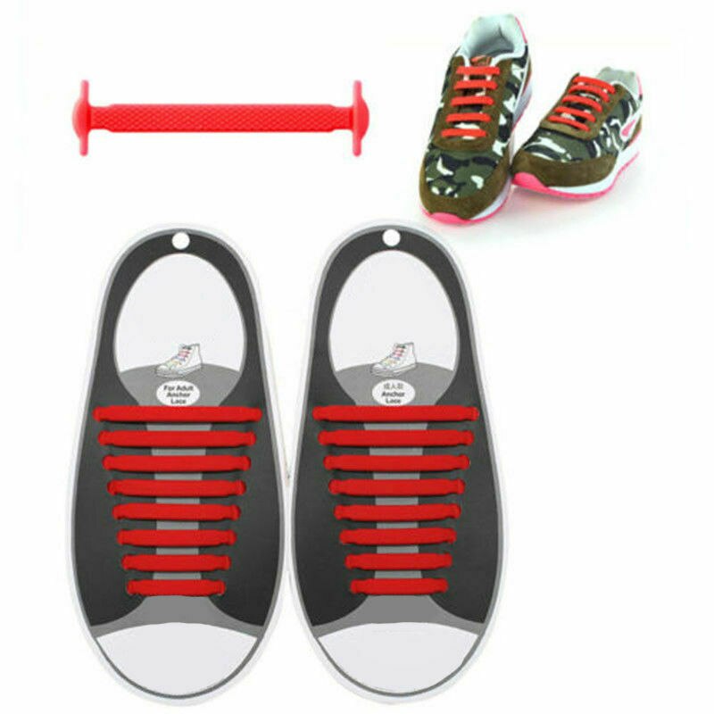 Silicone Elastic Shoelaces No Tie Shoelaces Free U... – Grandado