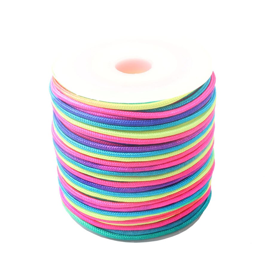 CAMPING SKY Rainbow Paracord 2mm Nylon Paracord 1 ... – Grandado