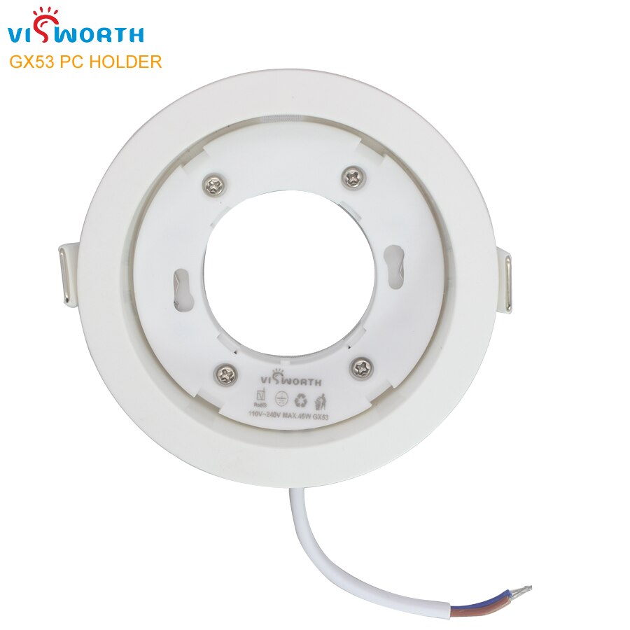 GX53 Lamp Bases Circular Pc Gx53 Holder ac 110V 24... – Grandado