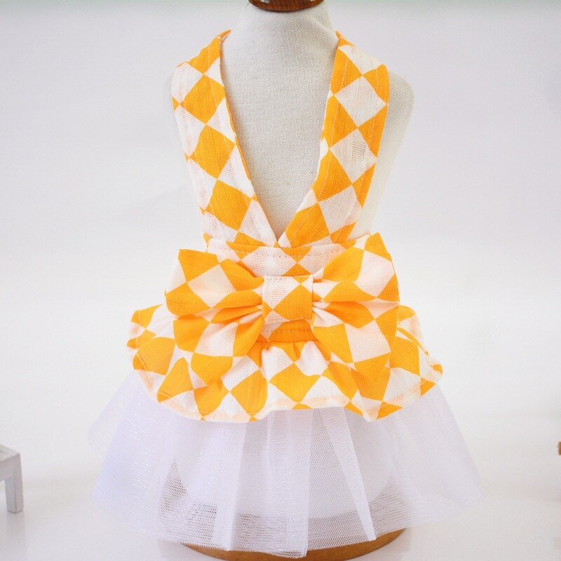 Cute Flower Pet Dress For Dogs Cats Cozy Summer Pu... – Vicedeal