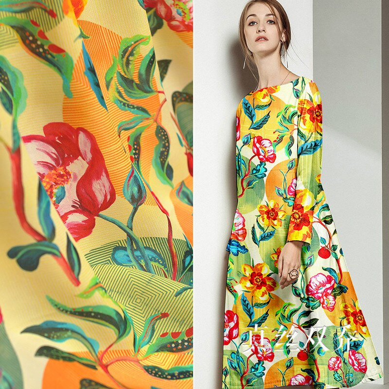 Natural silk double joe fabric cloth per meter 16m... – Grandado