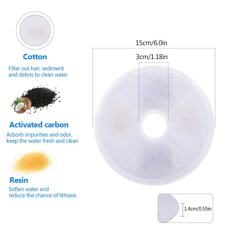 4/20Pcs Kat Fontein Filters Activated Carbon Filte... – Vicedeal