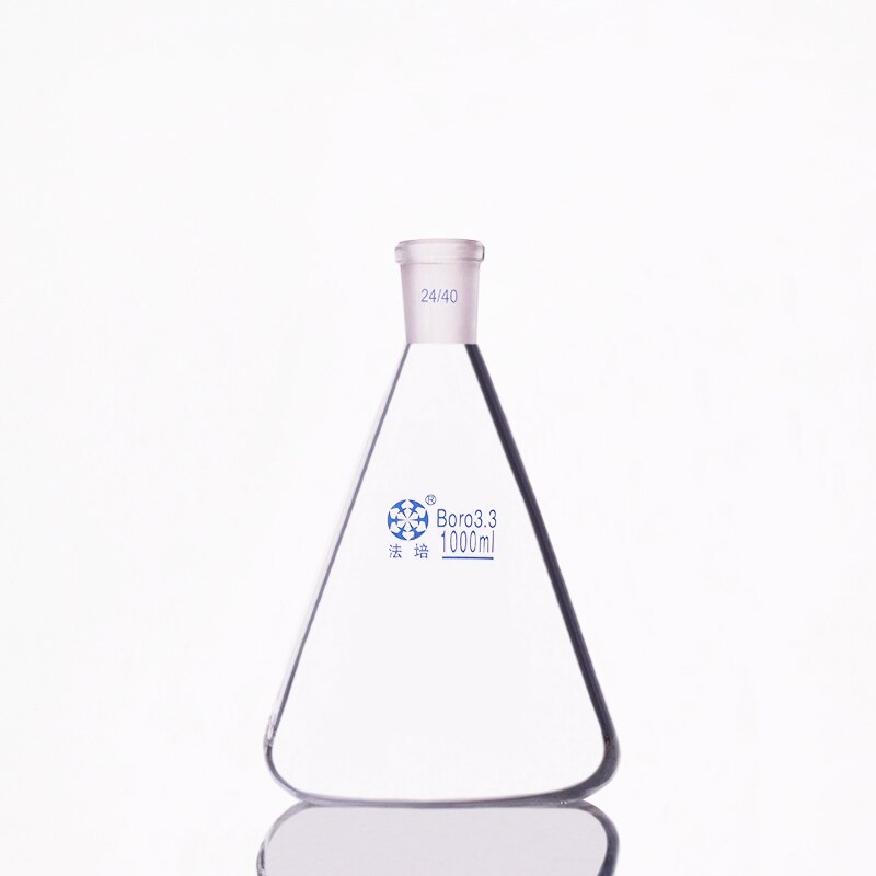 Conical flask with standard ground-in mouth,Capaci... – Vicedeal