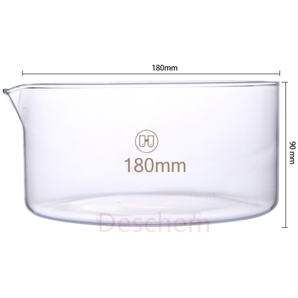 180mm*90mm,Glass Crystallizing Dish,15CMl Lab Chem... – Grandado