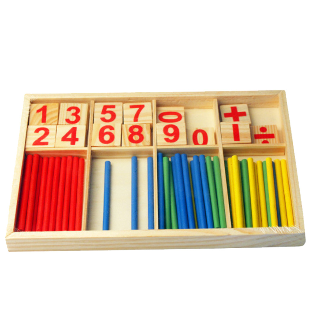 Spindles Wooden Montessor Math Material Counting T... – Grandado