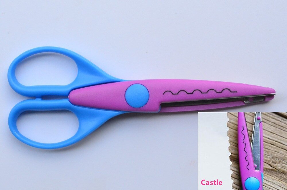 6 Inches Length Laciness Scissors for Photo Craft ... – Vicedeal