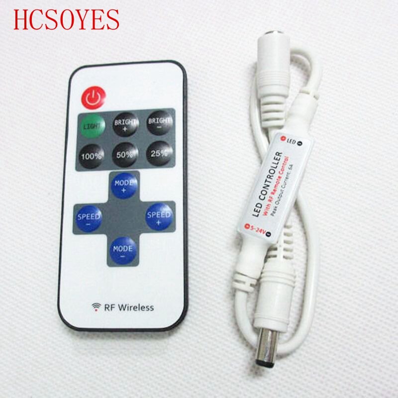 Rgb Led Strip Mini Controller Dimmer Ir Infrarood ... – Vicedeal