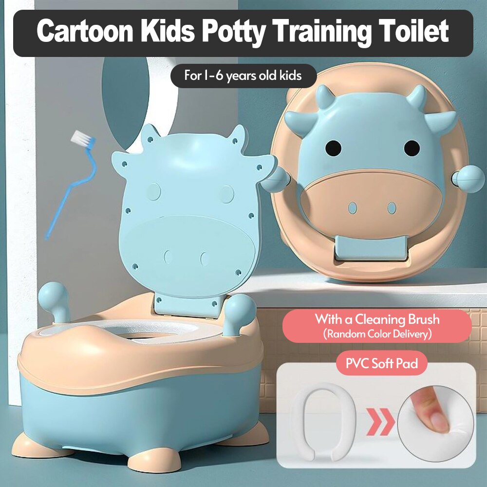 Cartoon Kids Potty Training Toilet Comfortable Toi... – Vicedeal