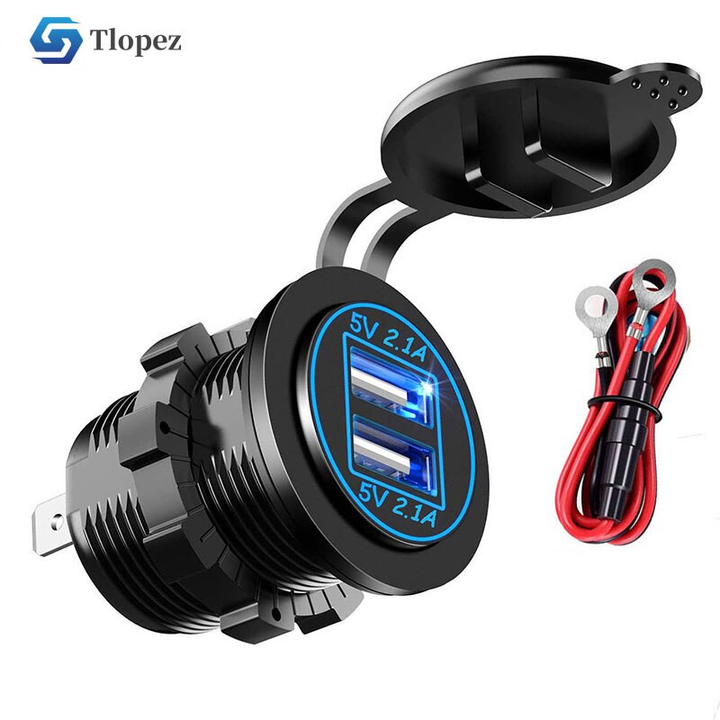 Dual Usb Charger Socket Waterdichte Stopcontact Ad... – Vicedeal