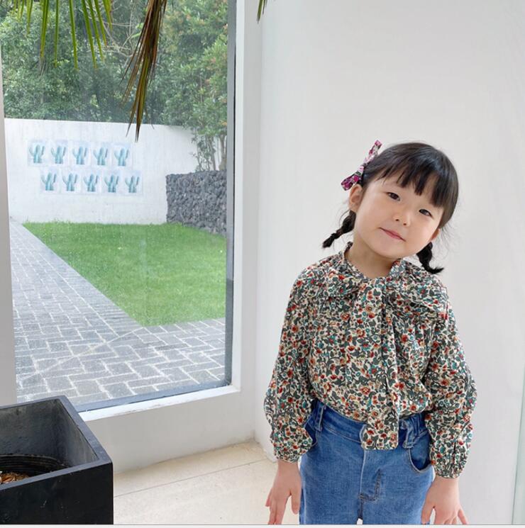 Girls Floral Shirt Autumn Cotton Full sleeve Kids ... – Grandado