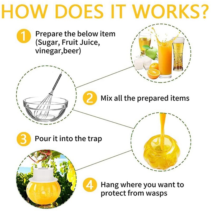 Wasp Trap Outdoor - Solar Powered Wasp Killer for ... – Grandado