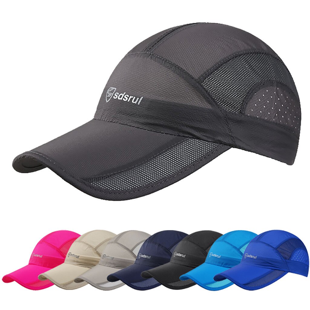 Womens Quick-drying Cap Breathable Sports Cap Male... – Vicedeal