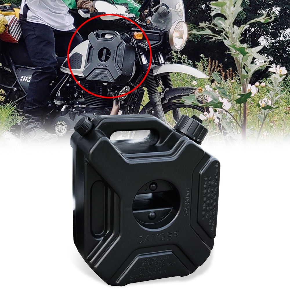 Red Black 5L Fuel Tank Petrol Cans Barrels Can Gas... – Grandado