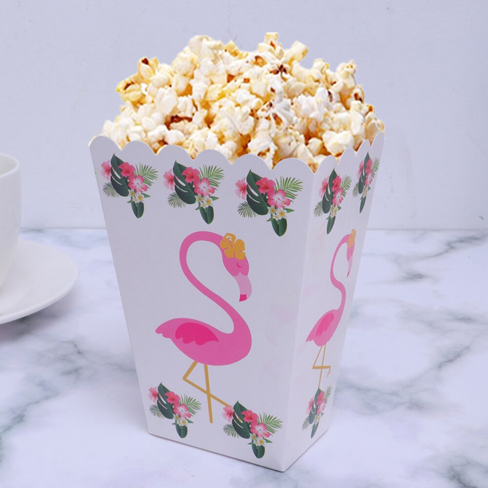 12pcs Flamingo Pattern Popcorn Box Portable Snack ... – Grandado