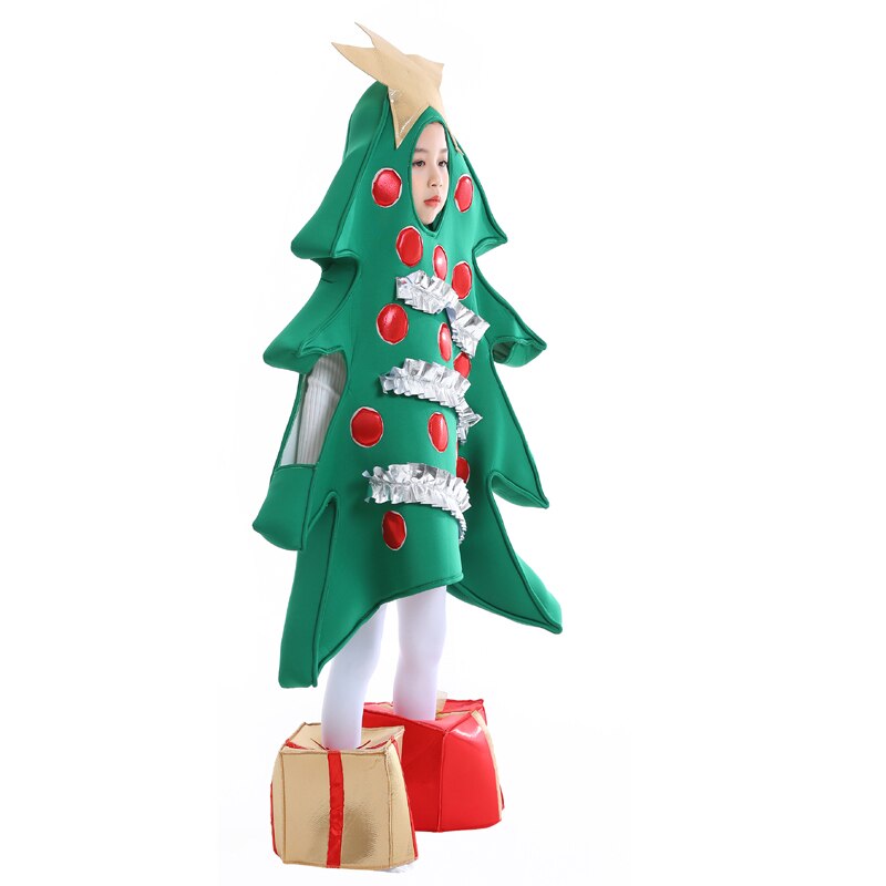Adult and Child Christmas Tree Cosplay Costume Hal... – Grandado