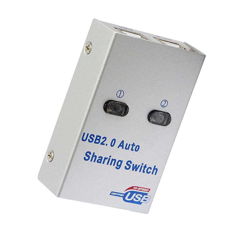 FJGEAR USB Auto Sharing Switch 2 Port USB2.0 Switc... – Grandado