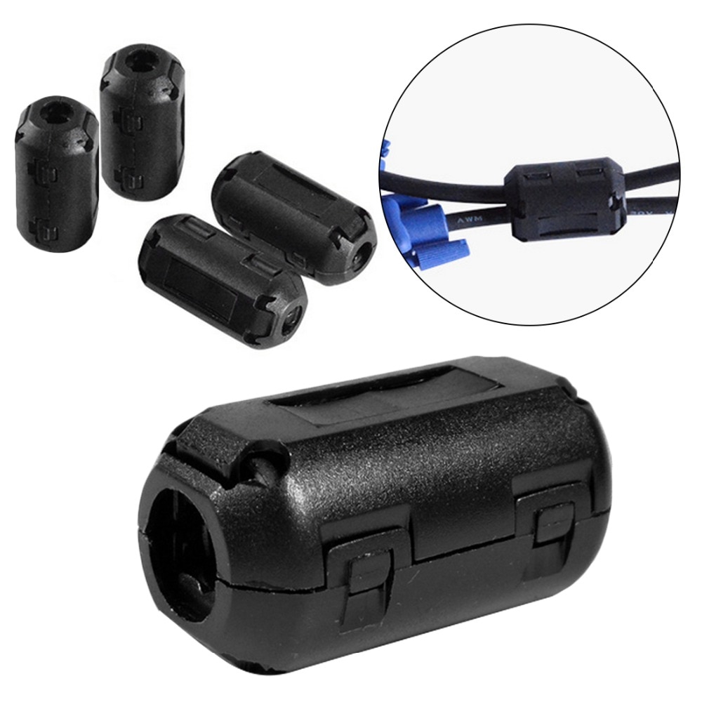 Components Filters 5 Pcs 3.5mm Clip-On Ferrite Rin... – Grandado