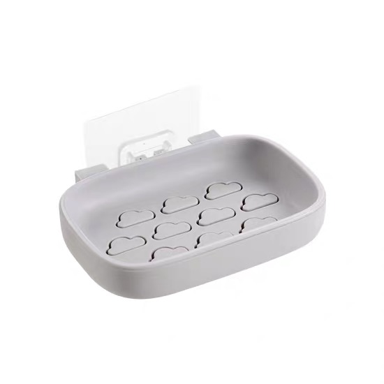 Zeep Houder Double Layer Draagbare Zeepbakje Muur ... – Vicedeal