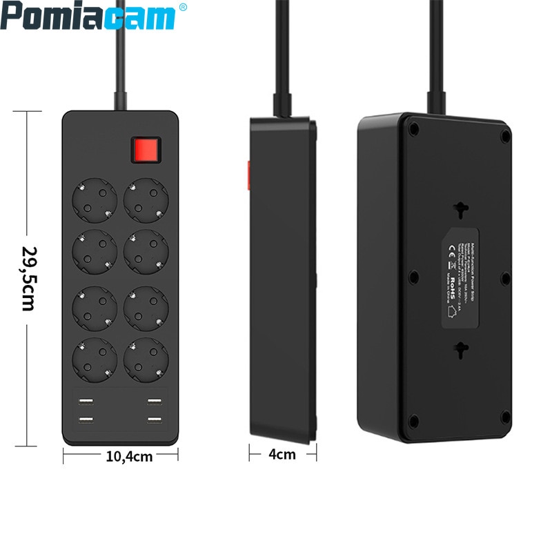 European standard power strips sockets multi-port ... – Grandado