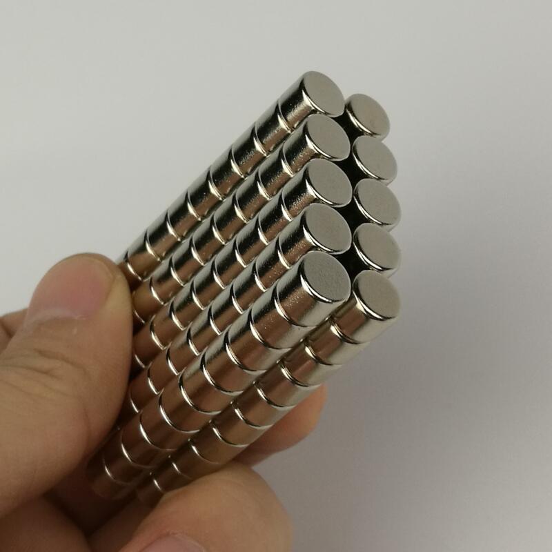 100pcs D8X6mm Neodymium N52 Magnet with NiCuNi Coa... – Grandado