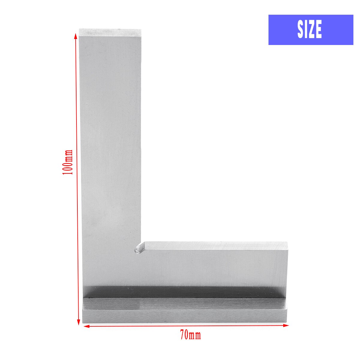 din 875-0 100 x 70mm vinkellinjal måler flatt hjør... – Grandado