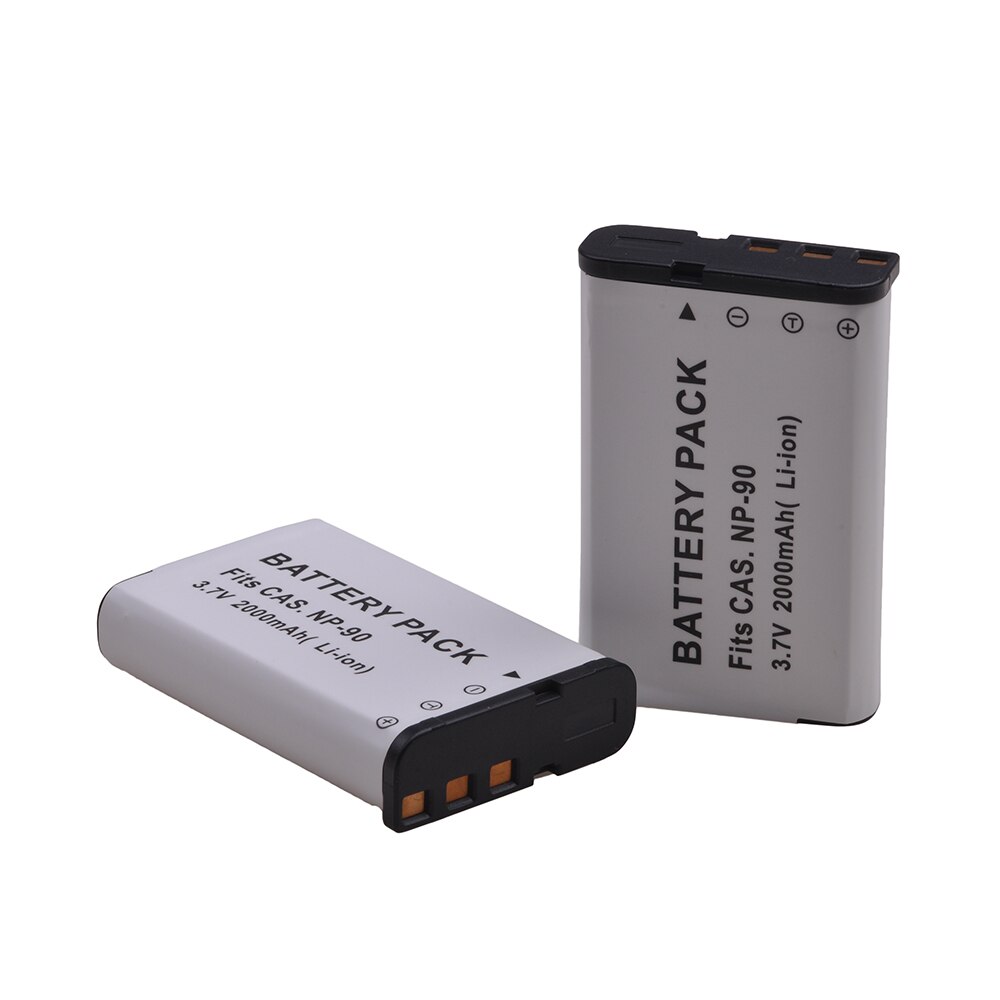 2000Mah NP-90 Np 90 NP90 Batterij Voor Casio Exili... – Grandado