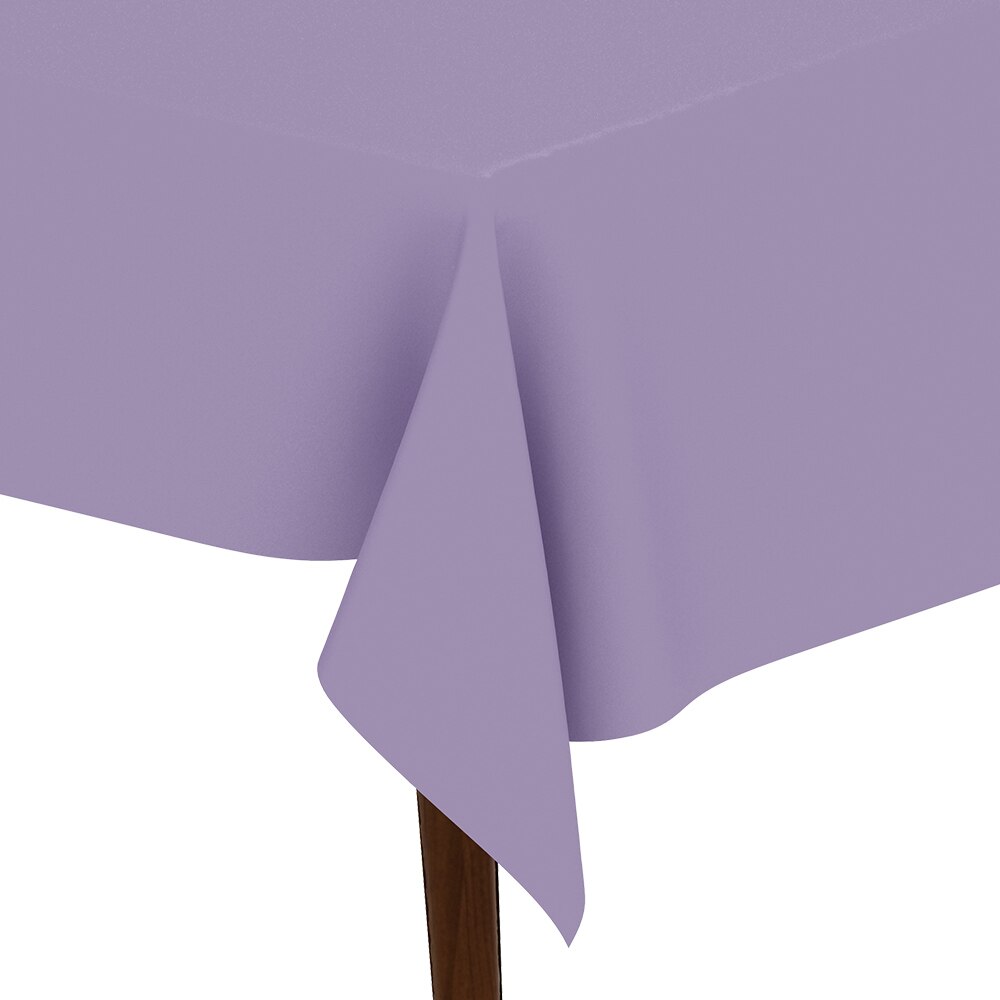 D&Z Purple Disposable PE Tablecloth for Banquet We... – Grandado