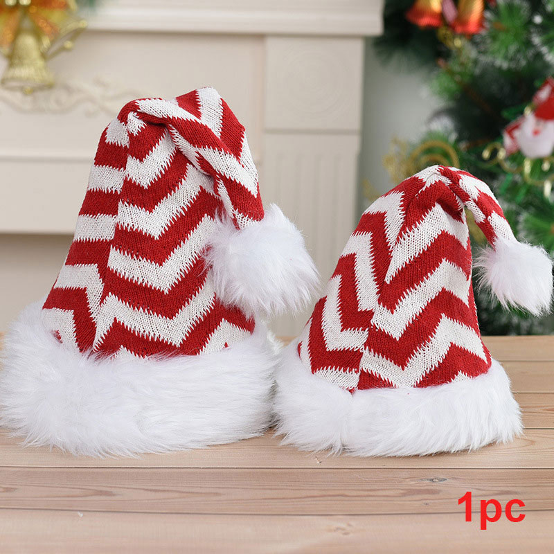 Christmas Santa Claus Hat Plush Thicken Adults Chr... – Grandado