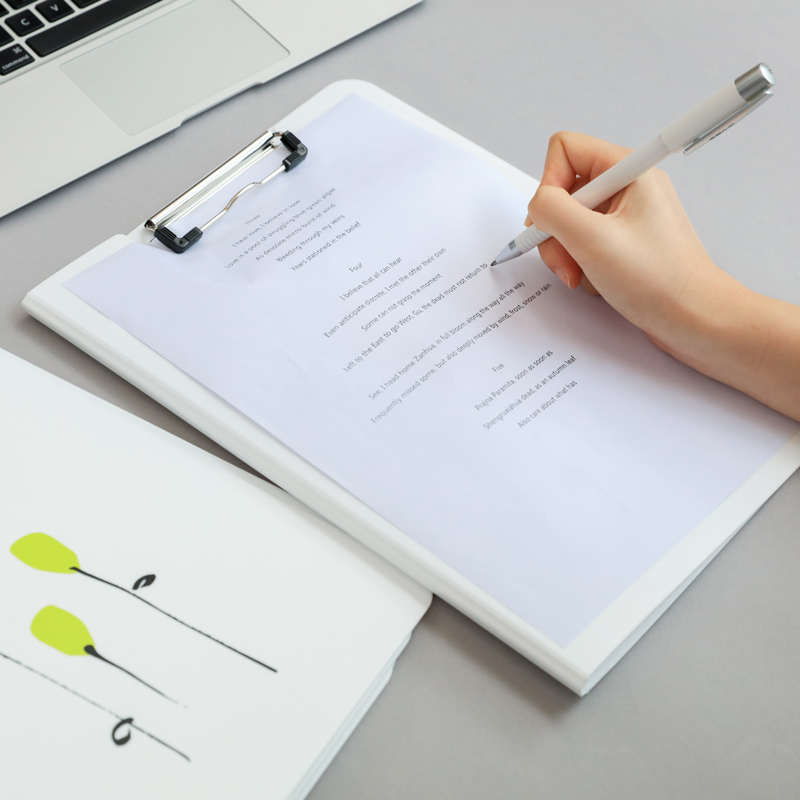 Blossom Series A4 Size Clip File Borad Red Yellow ... – Vicedeal