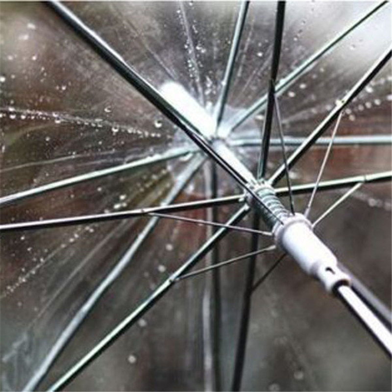 Portable Transparent Clear Rain Umbrella Parasol P... – Vicedeal