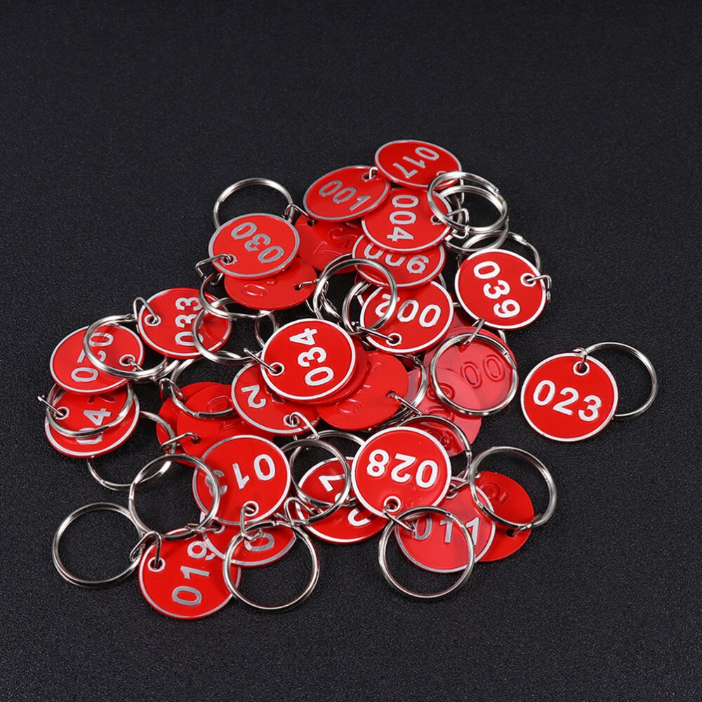 50 Pcs Number Pendant Tags Practical Metal Numbers... – Grandado