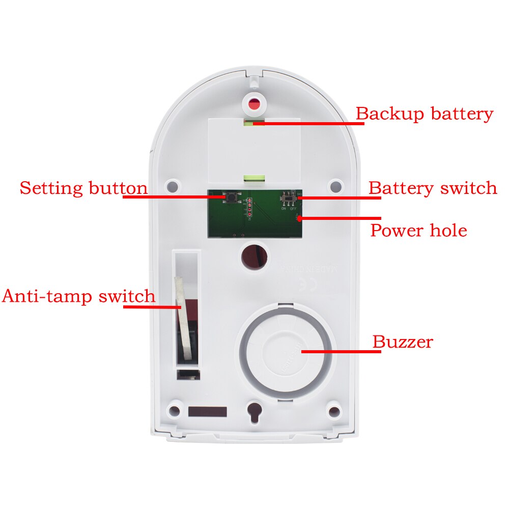 CW31 Wireless 130dB 433MHz Flashing Alarm Siren Se... – Grandado
