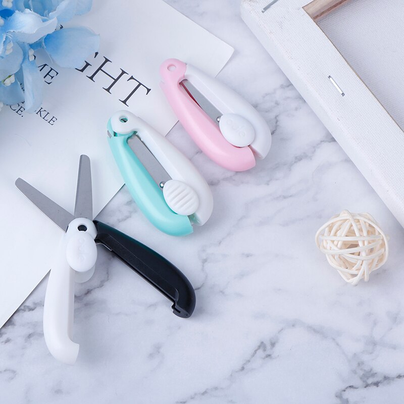 random telescopic Mini portable scissors Student c... – Vicedeal