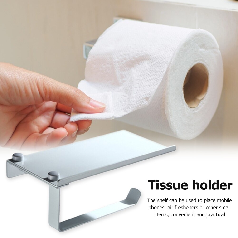 Badkamer Toilet Tissue Papier Houder Rek Met Plank... – Grandado