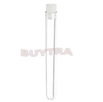 10 Pcs 12x100mm Clear Plastic Test Tubes With Whit... – Grandado