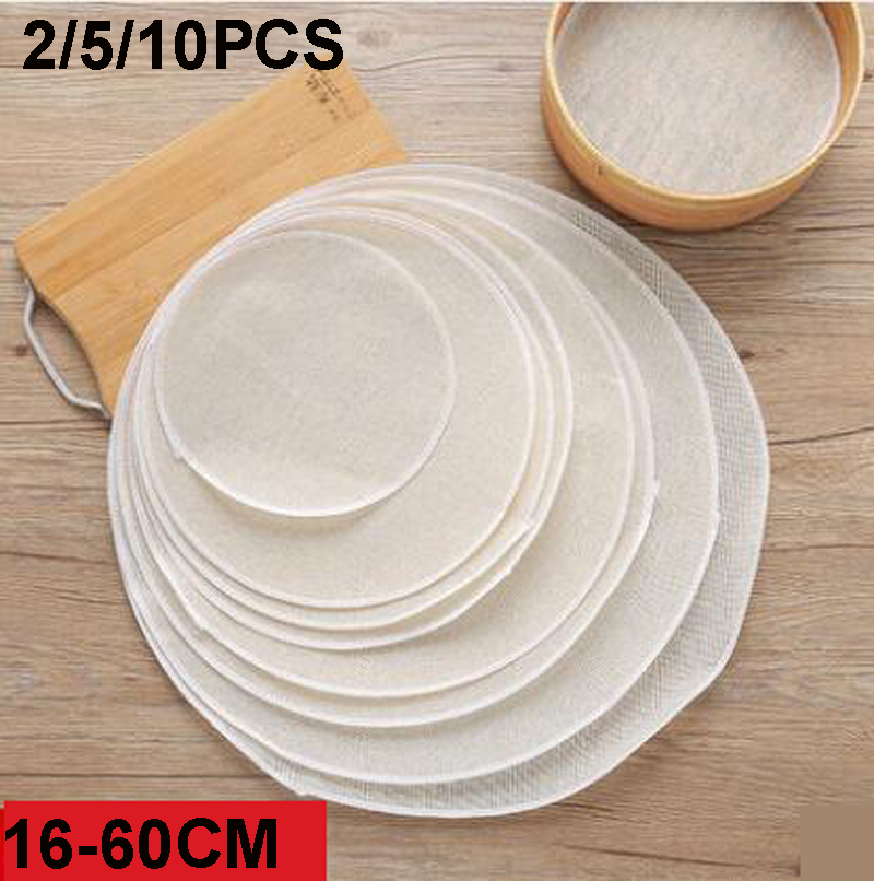2pcs Pure Cotton Steamer Mesh Cloth Round Pot Gauz... – Grandado