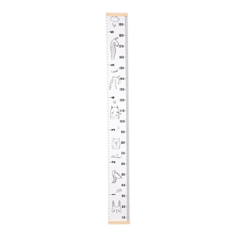 Nordic Style Wall Hanging Baby Height Measure Rule... – Grandado