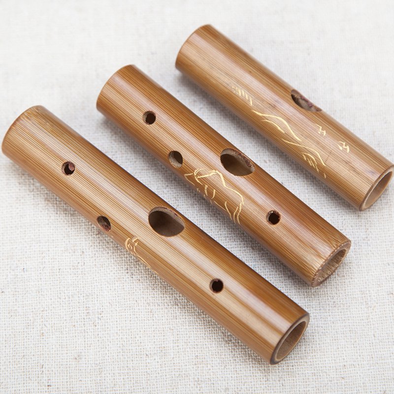 3Pcs/set Hand Carved Piccolo Bamboo Material Birds... – Grandado