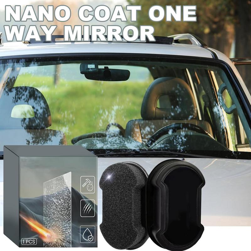 Nano Coat One Way Mirror 1 Way Mirror Cleaning Bru... – Grandado