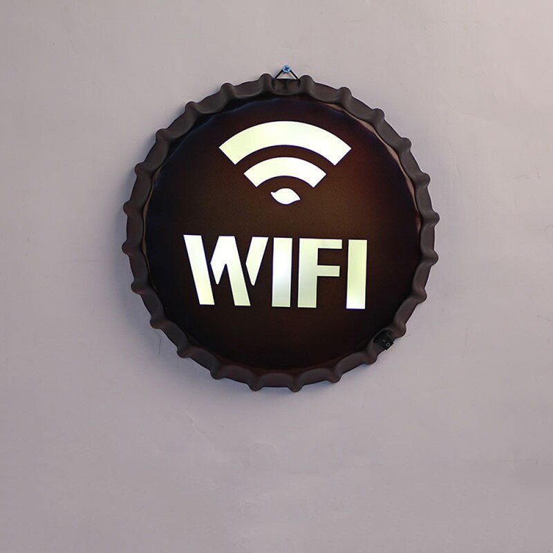 Vintage LED Neon Light Bottle Cap Advertising Sign... – Grandado