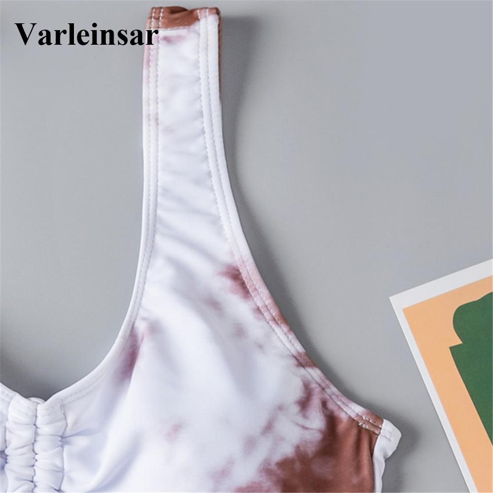 Tie Dye Tummy Cut Out One Piece Swimsuit Women Swi... – Grandado