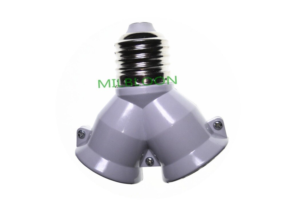 E27 multi lamp holder 1 to 2 lamp base 1 Divided i... – Grandado