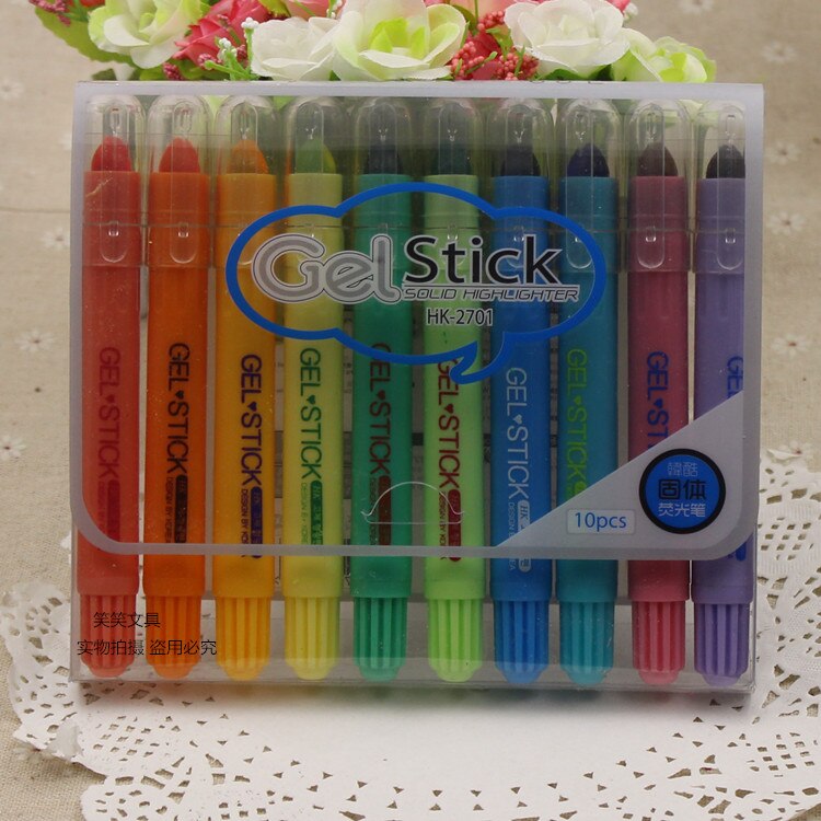 round toe highlighter for student and office 10col... – Grandado