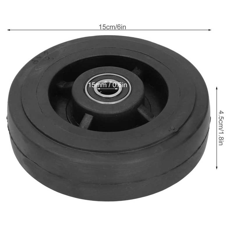 2Pcs 6in Rubber Mute Tire Wheel Gasoline Generator... – Vicedeal