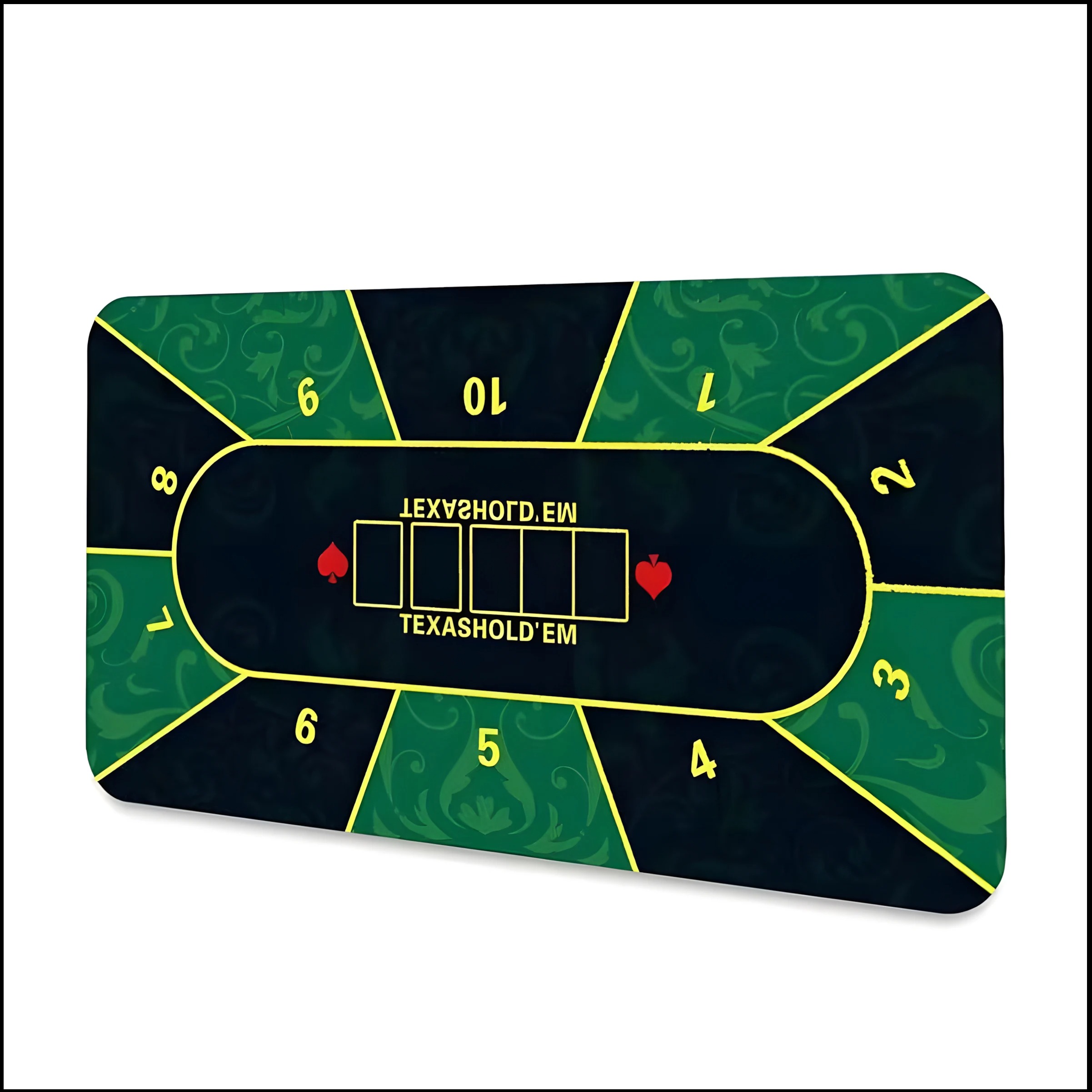 120 × 60 cm rubber table mat for chess and card ga... – Grandado