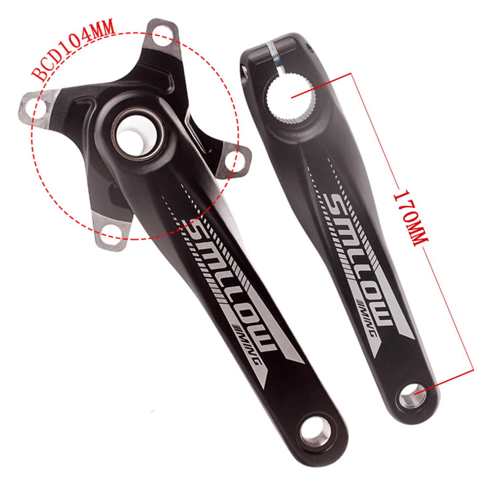 Universal MTB Bike Crankset Aluminum Alloy 104 BCD... – Vicedeal