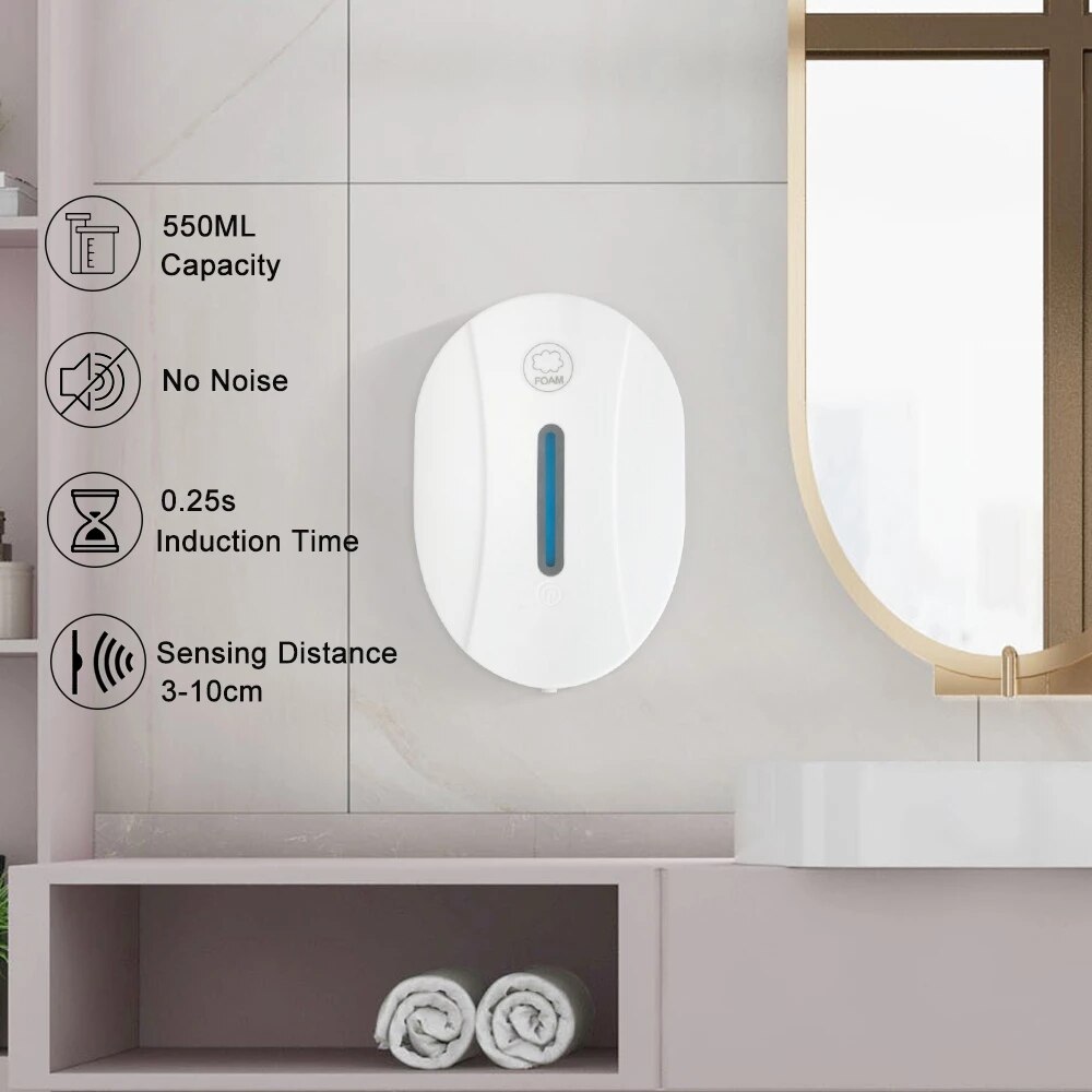 550ml Touchless Automatic Sensor Foam Soap Dispens... – Grandado