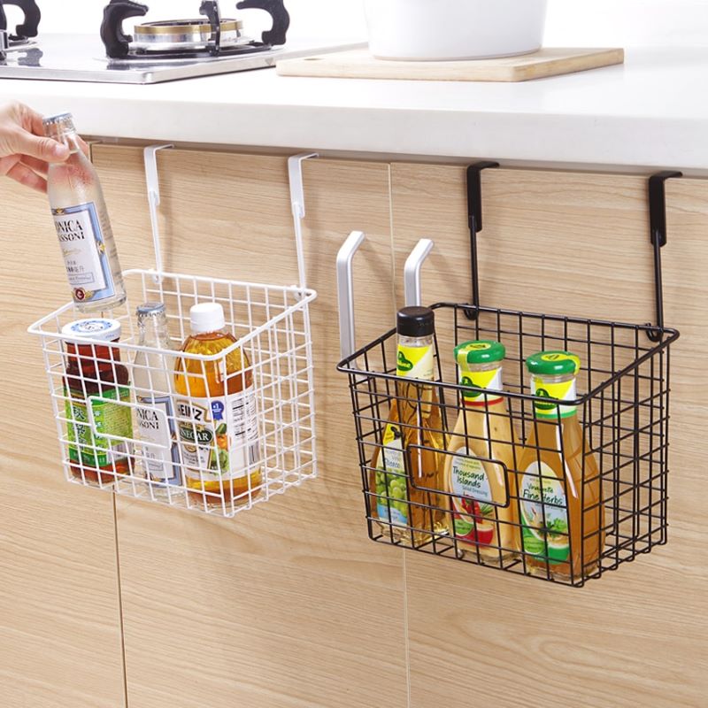 Practical Hanging Kitchen Iron Storage Shelf Cupbo... – Grandado